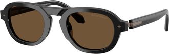 Giorgio Armani unisex, Accessoires, Noir, Taille: 49 MM 0Ar8244