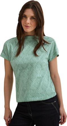 Cecil Damen Melange-Look Shirt