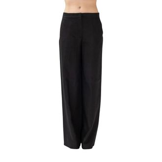 Max Mara Wide Hosen - - Trousers - Damen - Schwarzk - XL