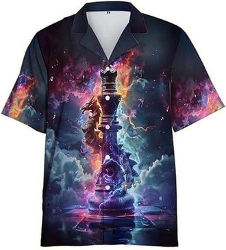 Keephen Casual Nouveaut&eacute; &Eacute;checs Hawaiian Chemise Impression 3D Cible de Fl&eacute;chettes Boutonn&eacute;e Chemise Femmes Hommes &Eacute;t&eacute; Plage Vacances Chemise