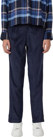 s.Oliver Ankle-Cordhose mit Elastikbund und Kordelzug