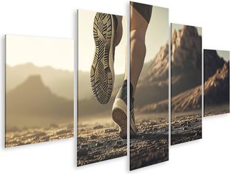 Islandburner Prime Bild auf Leinwand Ultra-realistisches Fitnessstudio-Foto - Läufer, Lass Dich inspirieren! Bilder Wandbilder Poster