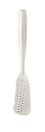 KitchenCraft KC BLUE KitchenCraft Buttermesser zum Raspeln und Streichen, Edelstahl, Silber, 3 x 17.8 x 2 cm, 1 Einheiten