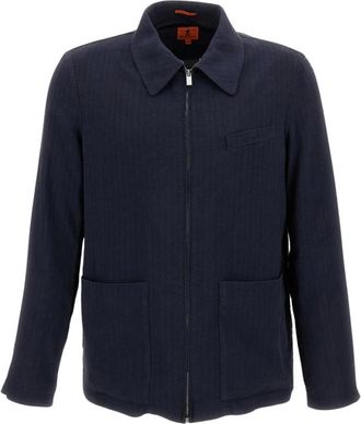 Barena Homme, Vestes, Bleu, Taille: S Sovracamicia Overshirt