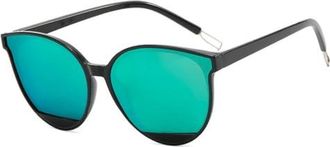 Generic Lunettes De Soleil Polarisées À Monture Ronde Large For Hommes Et Femmes À La For La Conduite En Extérieur(Green)