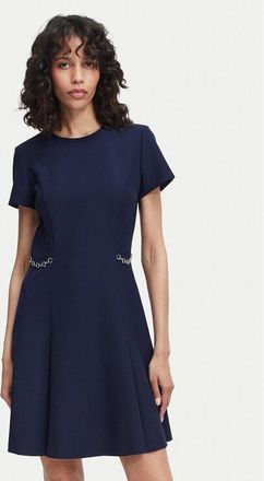 HUGO BOSS Kleid f&uuml;r den Alltag Kaelyn 50564798 Dunkelblau Regular Fit