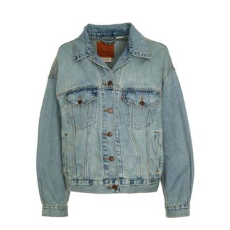 Levi's Femme, Vestes, Bleu, Taille: 42 FR Veste en jean Trucker des ann&eacute;es 90
