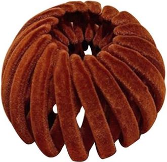 Generic Griffe de cheveux en velours, boucle de queue de cheval fixe pour cheveux nid doiseau fabricant de chignon mode boucle de queue de cheval accessoires 