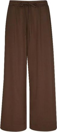 Max Mara Femme, Pantalons, Brun, Taille: 42 FR Modico Jersey Pantalons