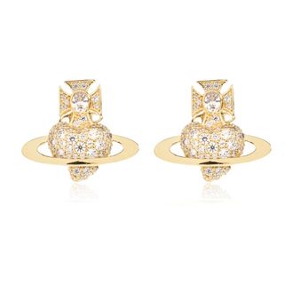 Vivienne Westwood Femme, Accessoires, Jaune, Taille: ONE Size Agnatha Earrings