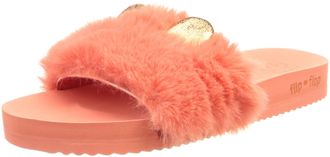 Flip*Flop Damen Pool furmouse metallic, Coral, 40 EU