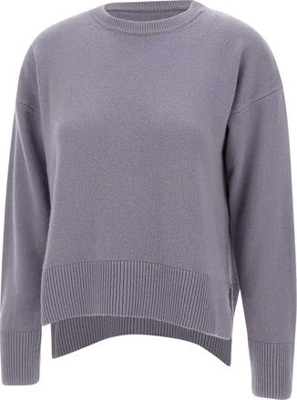 FILIPPO DE LAURENTIIS Femme, Pulls, Violet, Taille: 44 FR Pull Lilas en Laine et Cachemire