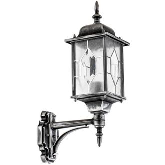 Konstsmide [NEUWERTIG] B-Ware Konstsmide Außenwandleuchte Milano Laterne Außenlampe Stehlampe Schwarz