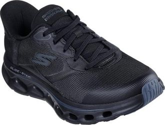 Skechers Go Walk Glide-Step 2.0-Zac Baskets Mains Libres pour Homme, Noir/Noir, 45.5 EU