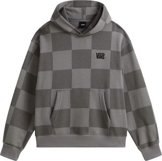 Vans Tonal Check Stretch Logo Pullover - - Sweatshirts & Hoodies - Herren - Grau - M