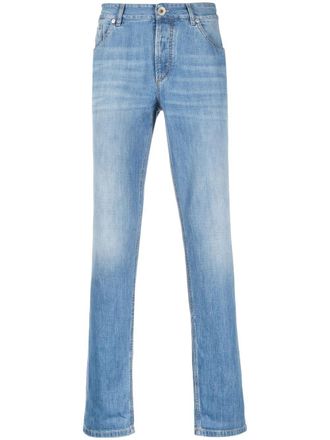 Brunello Cucinelli straight leg jeans - Bleu