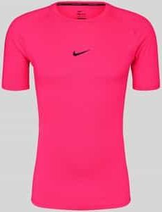 Nike Slim Fit Sport-T-Shirt mit Label-Print
