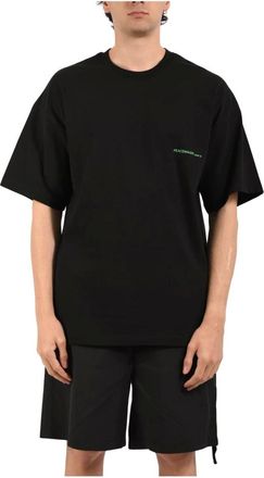 OAMC Oamc, Homme, Tops, Noir, Taille: XL Peacemaker Graphic Print T-Shirt
