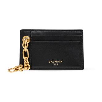 Balmain Monogramm Kartenetui - - Accessories - Herren - Schwarzk - ONE SIZE