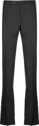 PT01 Pt01, Homme, Pantalons, Gris, Taille: XL Pantalon Slim Fit en Flanelle - Gris