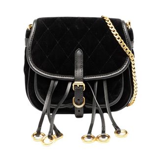 Prada Pre-owned Gesteppte Samt Umh&auml;ngetasche - - Pre-owned - Damen - Schwarzk - ONE SIZE