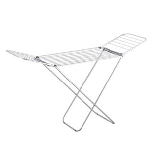 MSV W&auml;schetrockner mit Fl&uuml;geln aus Aluminium, Gro&szlig;z&uuml;gige L&auml;nge, bis zu 18 m Trockenfl&auml;che, Robust und langlebig, Klappfl&uuml;gel-Design, Blau/Gr&uuml;n/Violett 18 