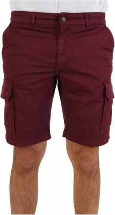 Colmar Homme, Shorts, Rouge, Taille: 2XL Cotton Shorts with Pockets