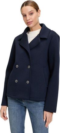 AMBER & JUNE Canvasjacke Damen mit Reverskragen