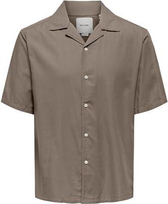 Only & Sons Onsdilem Reg 0300 SS Resort T-Shirt, fossile, L Hommes