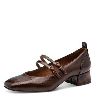 Tamaris Damen Pumps Vegan braun 36