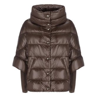 Herno Gesteppte kurze Daunenjacke - - Jackets - Damen - Braun - S