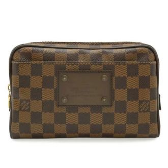 Louis Vuitton Sac bandouli&egrave;re Damier en toile Pre-owned - Femme - Pre-owned - Brun - Taille: ONE Size