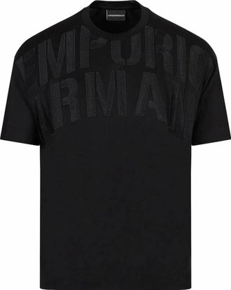Emporio Armani Homme, Tops, Bleu, Taille: XS T-shirt