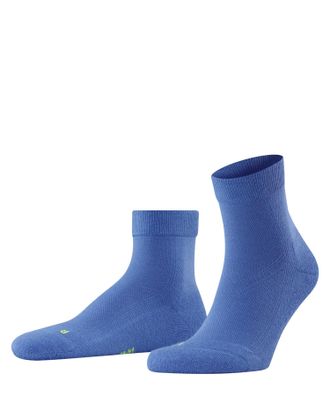 Falke Unisex Socken Cool Kick U Sso weich atmungsaktiv schnelltrocknend einfarbig 1 Paar, Blau Blue/Grey 6311-O, 39-41