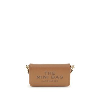 Marc Jacobs Braune Kalbleder Bos Taurus Schultertasche