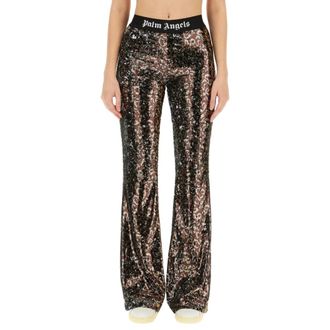Palm Angels Femme, Pantalons, Multicolore, Taille: 40 FR Pantalon &Eacute;vas&eacute; Large