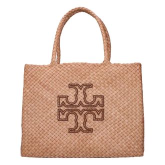 Tory Burch Rosa Leder Schultertasche mit Logo - - Bags - Damen - Rosa - ONE SIZE