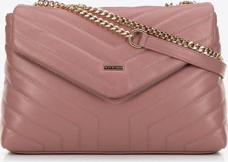 Wittchen Damen-Umh&auml;ngetasche mit Kette aus Kunstleder, rosa