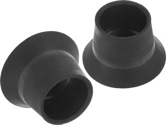 Milisten 2 Stück rutschfeste Gummi Trampolinbeinabdeckungen Geräuschdämpfende Trampolinteile Praktische Outdoor Ersatzteile für Trampolinbeine