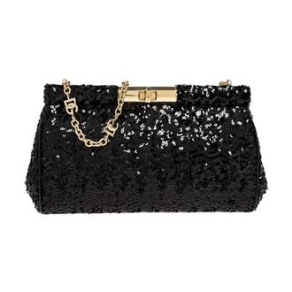Dolce & Gabbana Sac port&eacute; &eacute;paule Marlene moyen - Femme - Sacs - Noir - Taille: ONE Size