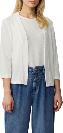 s.Oliver Cardigan aus Bouclégarn mit 3/4-Ärmeln