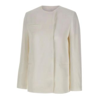 Loulou Studio Femme, Vestes, Blanc, Taille: 40 FR Bono Jacket