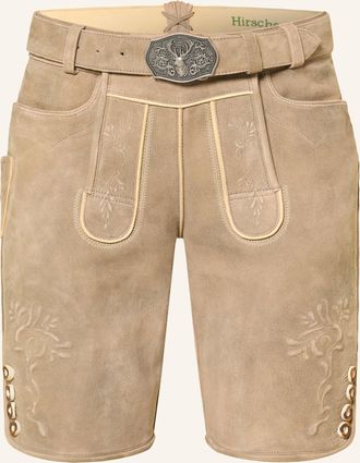 HIRSCHER Hirscher Trachten-Lederhose Oberammergau beige