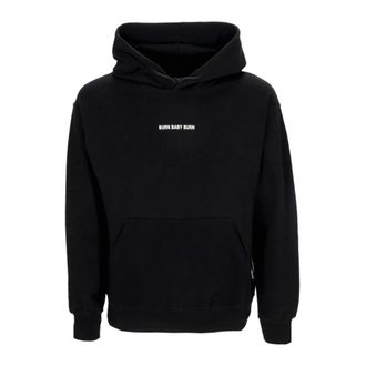 PROPAGANDA Schwarzer leichter Kapuzenpullover mit Rippen - - Sweatshirts & Hoodies - Herren - Schwarzk - XS