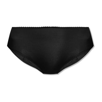 Hanro Femme, Sous-v&ecirc;tements, Noir, Taille: 38 FR Culottes Maxi Satin Deluxe