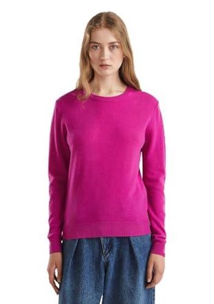 Benetton Pull Femme, Aubergine, S