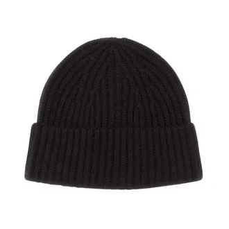 Lisa Yang Femme, Accessoires, Brun, Taille: ONE Size Bonnet Martigny en cachemire c&ocirc;tel&eacute;