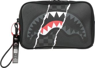 Sprayground CENTER RIP REVEALING GRAY CHECK TOILETRY BRICK
