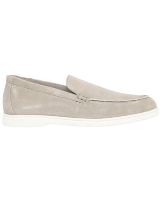 Schuhe & Handwerk Handgefertigte Veloursleder-Loafer mit Sneaker-Sohle in