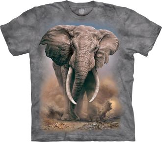 The Mountain Herren African Elephant T-Shirt, grau, XX-Large